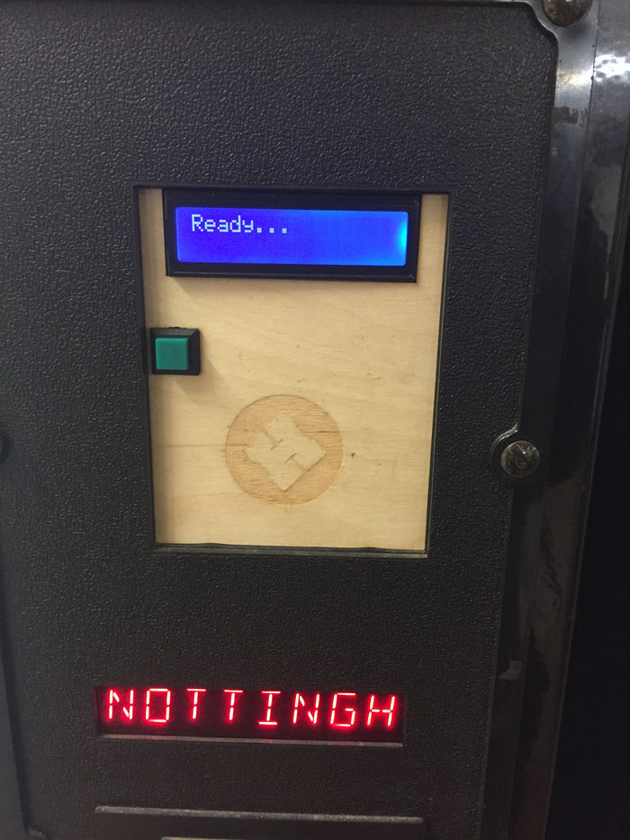 Vending Machine/Cashless Device Implementation - Nottinghack Wiki