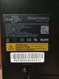 Anycubic Photon - Nottinghack Wiki