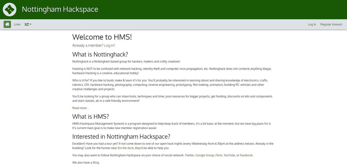HMS/New Member Signup - Nottinghack Wiki