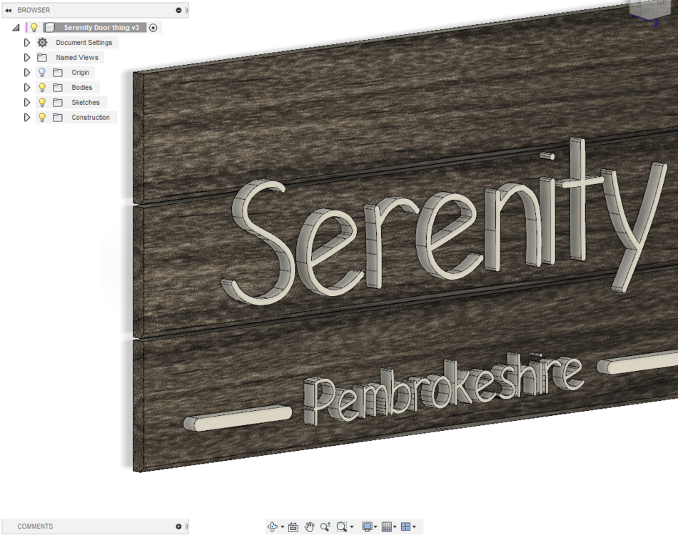 Serenity Door Sign - Nottinghack Wiki